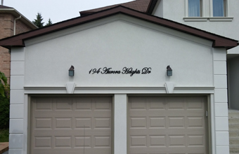 Custom Acrylic House Numbers & Address Letters in Toronto Canada