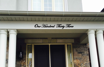 Custom Acrylic House Numbers & Address Letters in Toronto Canada